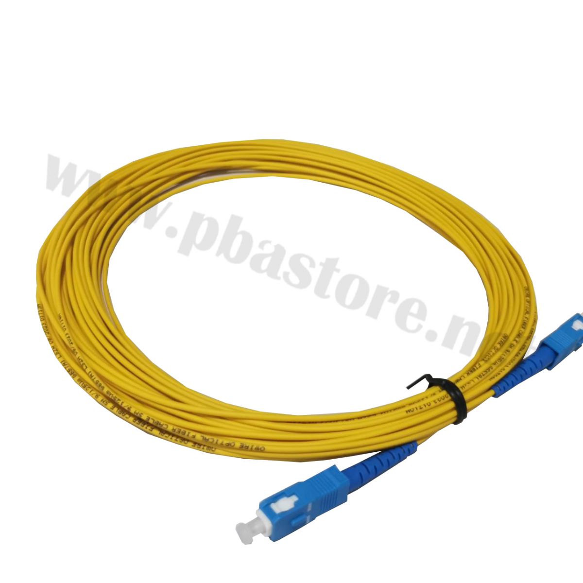 PATCH CORD FIBER 9/125 SC/UPC-SC/UPC SM-SX G657A1 2.0MM 15M สายไฟเบอร์เข้าหัวสำเร็จรูปชนิด SC ...